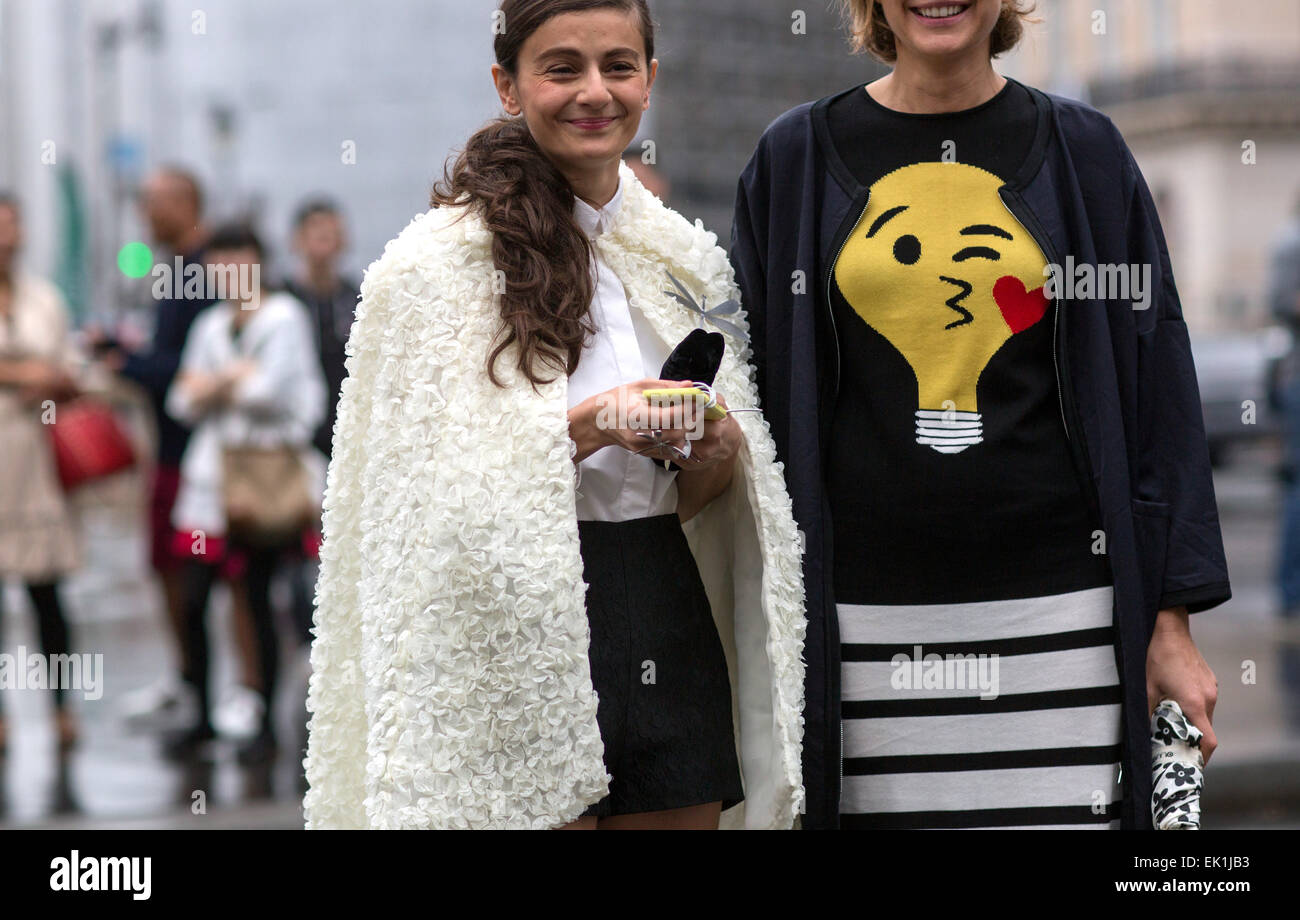 Paris Fashion Week - Spring/Summer 2015 - Streetstyle Featuring ...