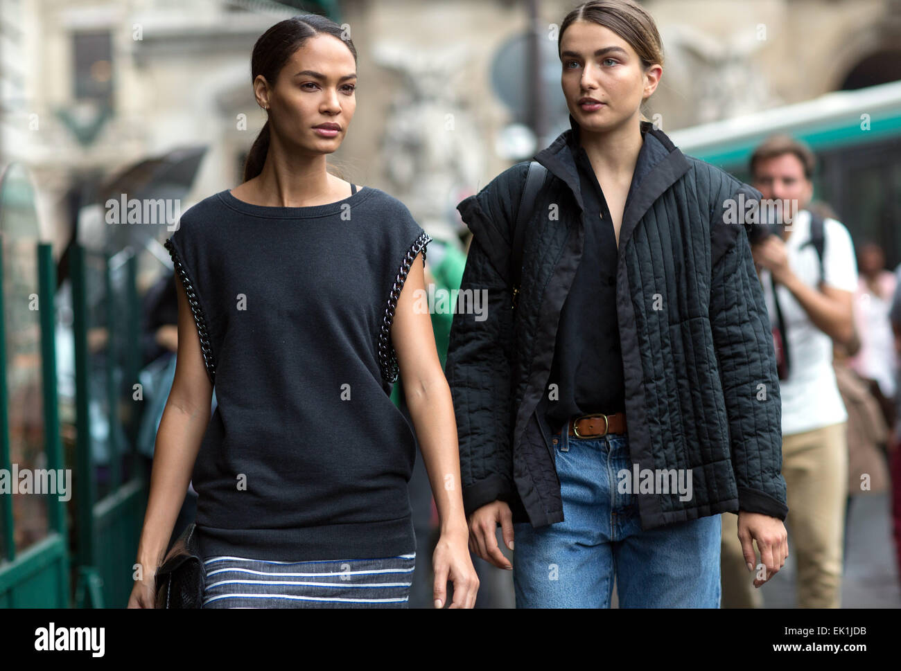 Paris Fashion Week - Spring/Summer 2015 - Streetstyle Featuring: Joan ...