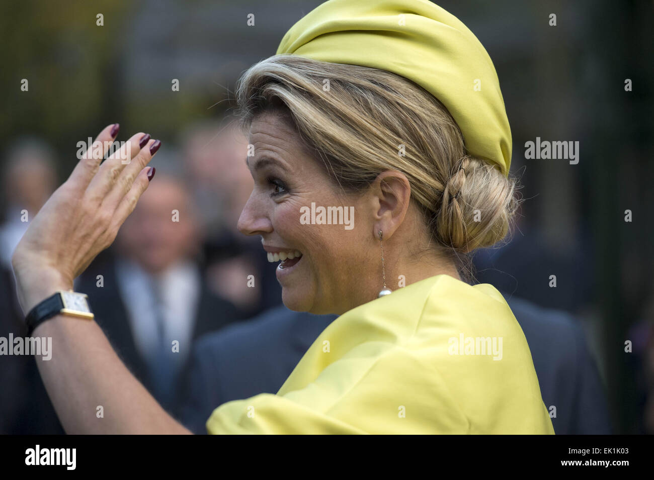 Queen Maxima opening a new micro-organism museum Micropia at Artis Zoo ...
