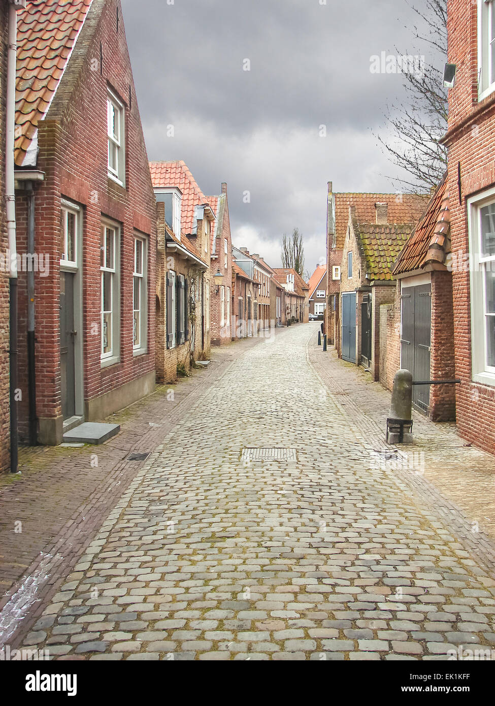 Street in the Dutch town of Heusden. Netherlands Stock Photo - Alamy