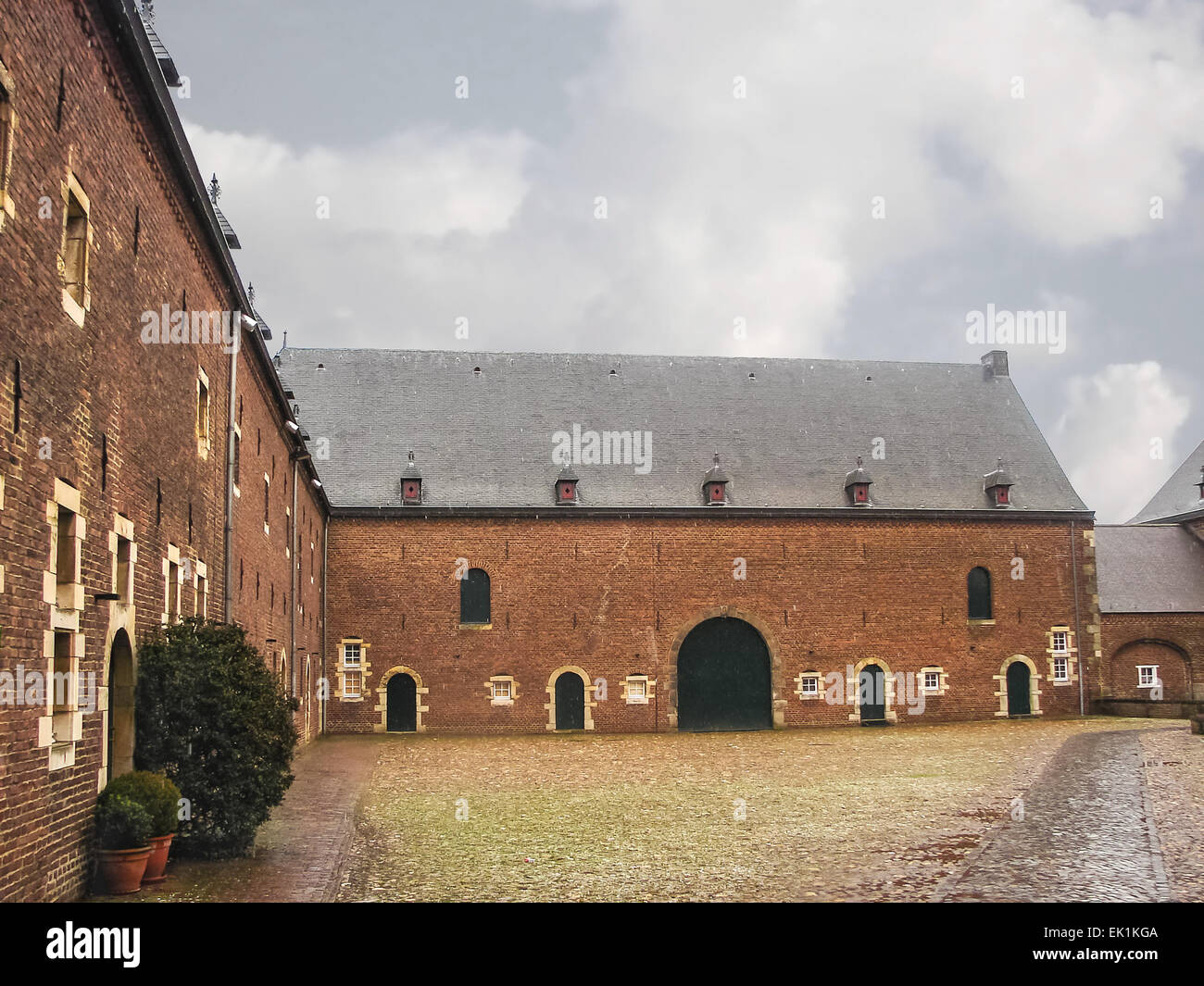Kasteel Hoensbroek, one of the most famous Dutch castles. Heerlen ...