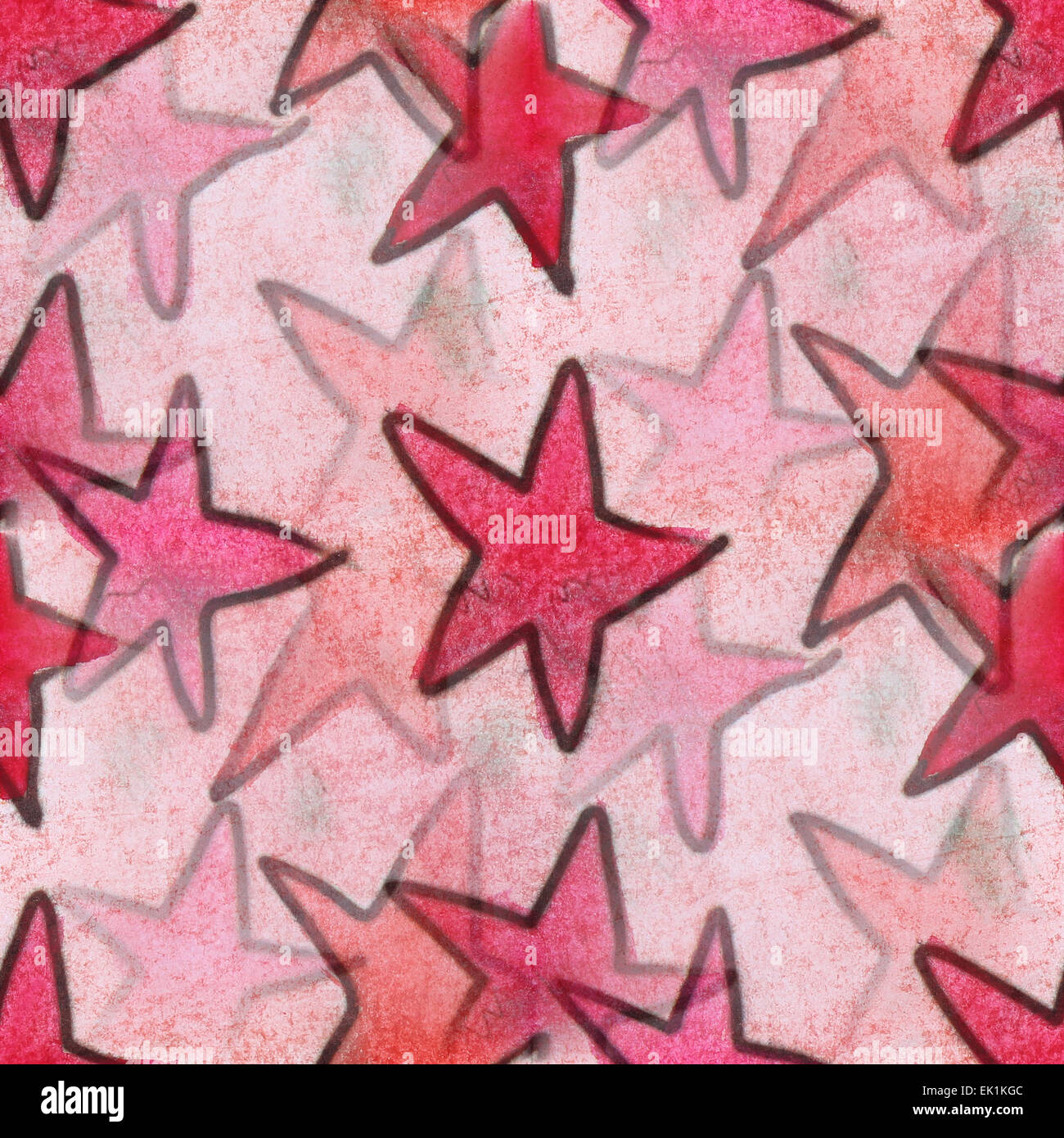 seamless red stars figures texture background wallpaper pattern Stock ...