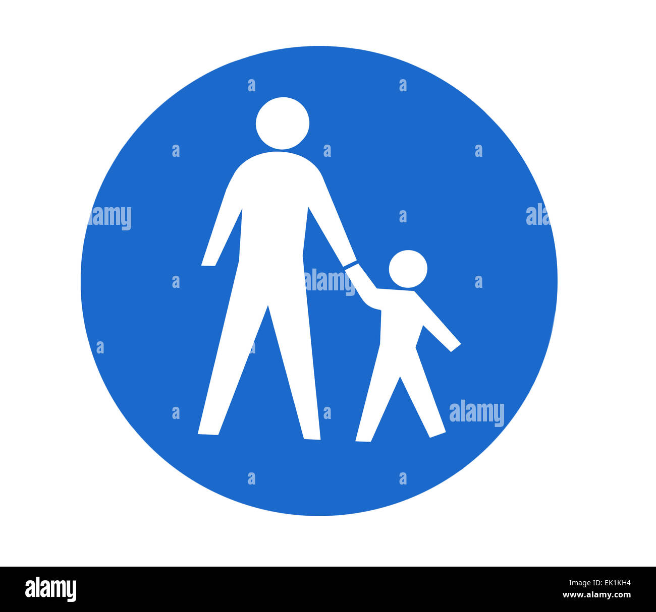 Traffic circle sign on Cut Out Stock Images & Pictures - Alamy