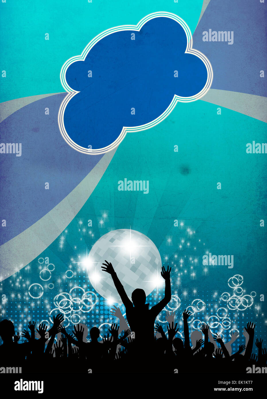 Party invitation poster or flyer background with space Stock Photo - Alamy