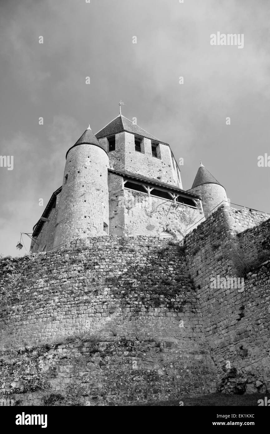 Medieval keep Caesar Tower (circa XII c.), landmark and emblem of ...