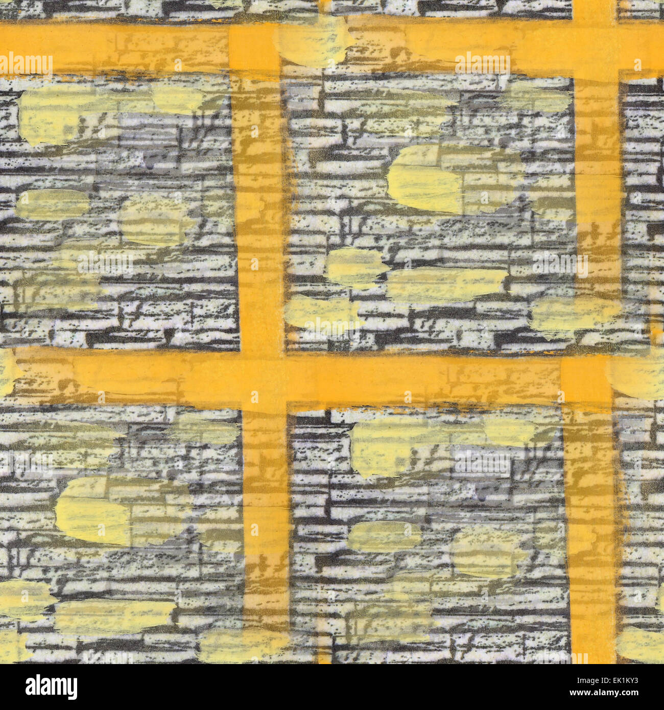 seamless yellow cross texture background wallpaper pattern ancie Stock ...