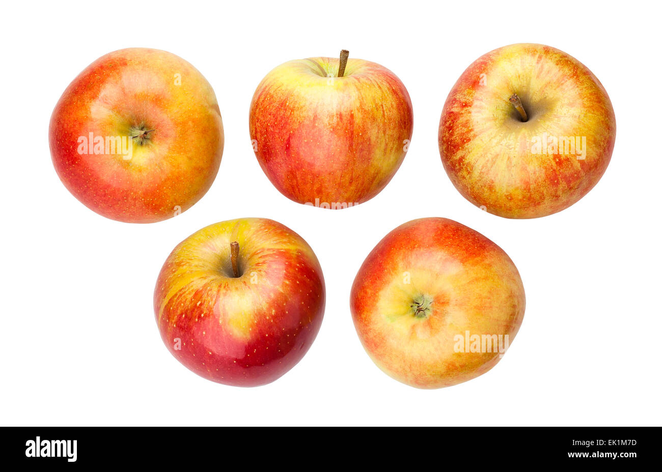 Five organic apples hi-res stock photography and images - Alamy