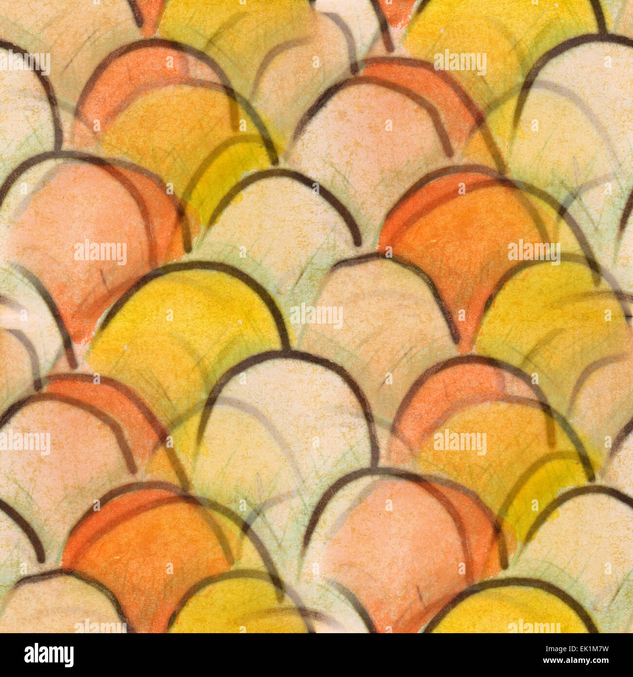 seamless yellow, white, orange tubercles texture background wall Stock ...