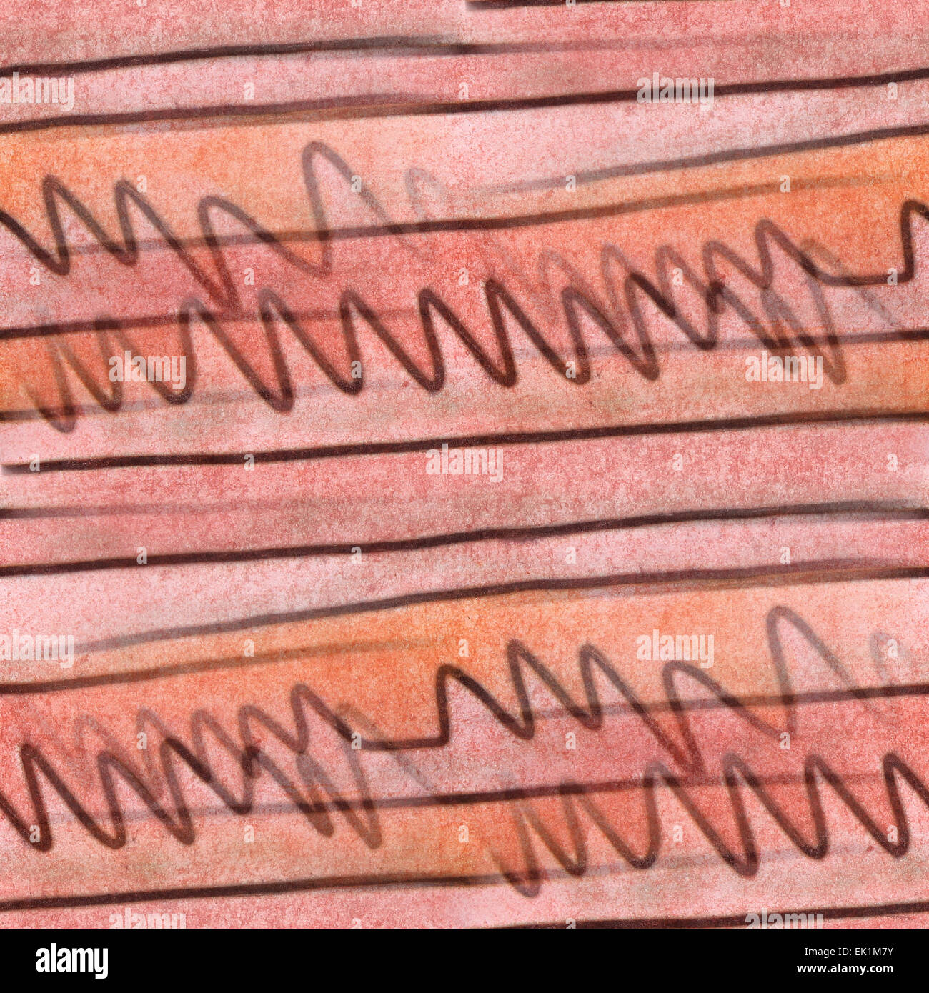 seamless brown stripes curves figures texture background wallpap Stock ...