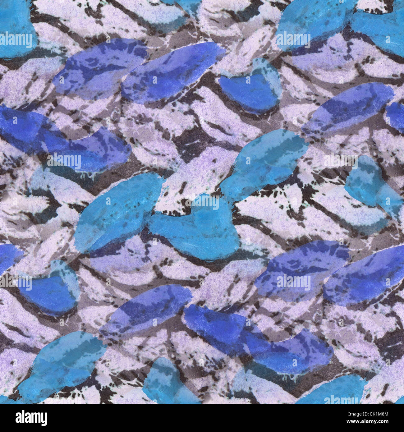 seamless dark turquoise, blue figures texture background wallpap Stock ...