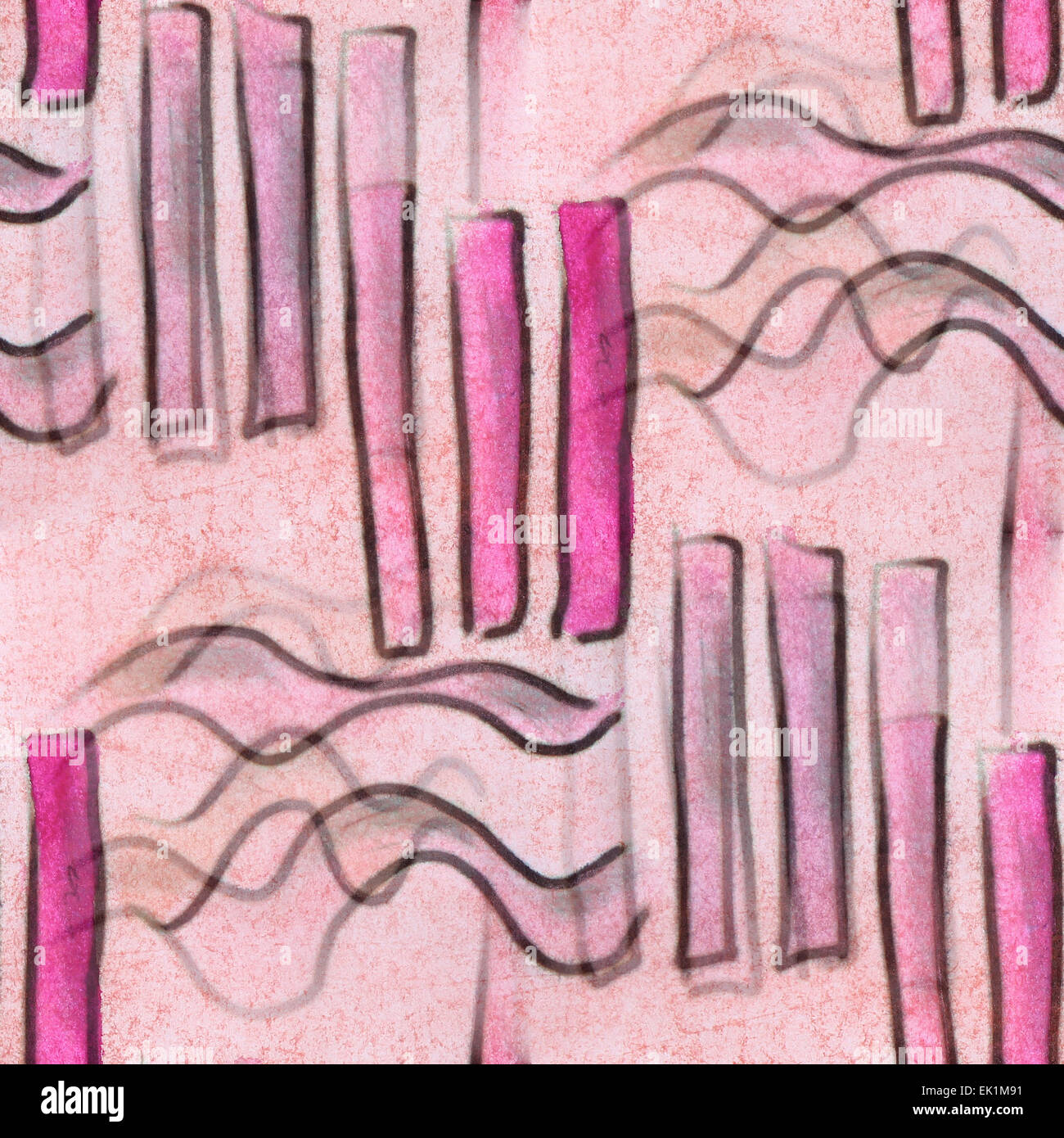 seamless gray sticks, brown stripes figures texture background w Stock ...