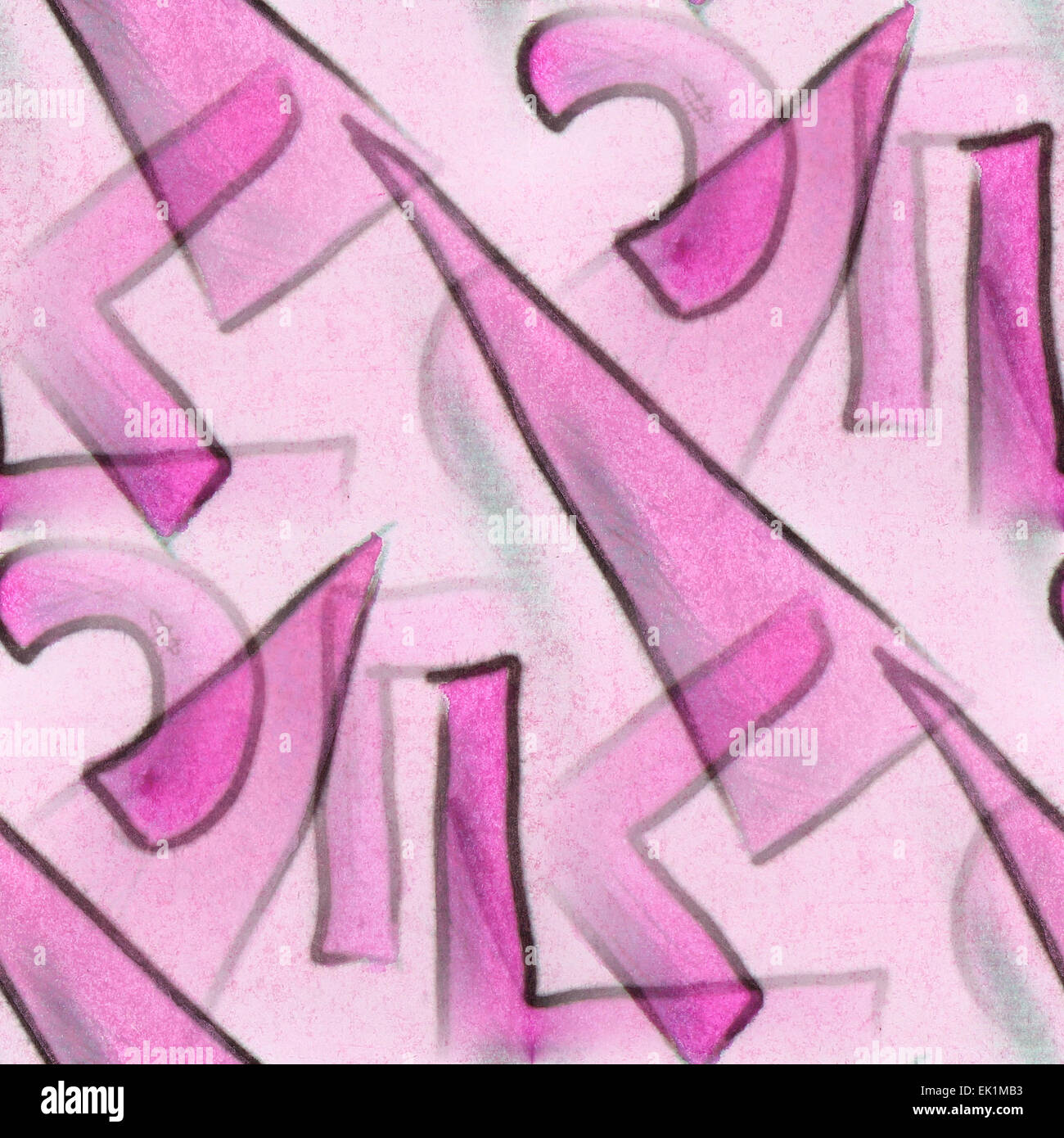 seamless pink curves figures texture background wallpaper patter Stock ...