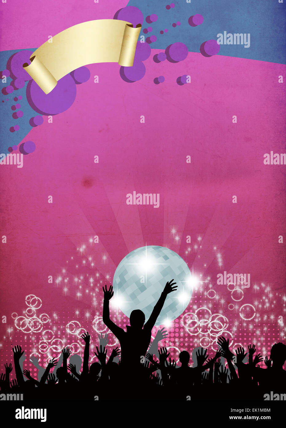 Party invitation poster or flyer background with space Stock Photo - Alamy