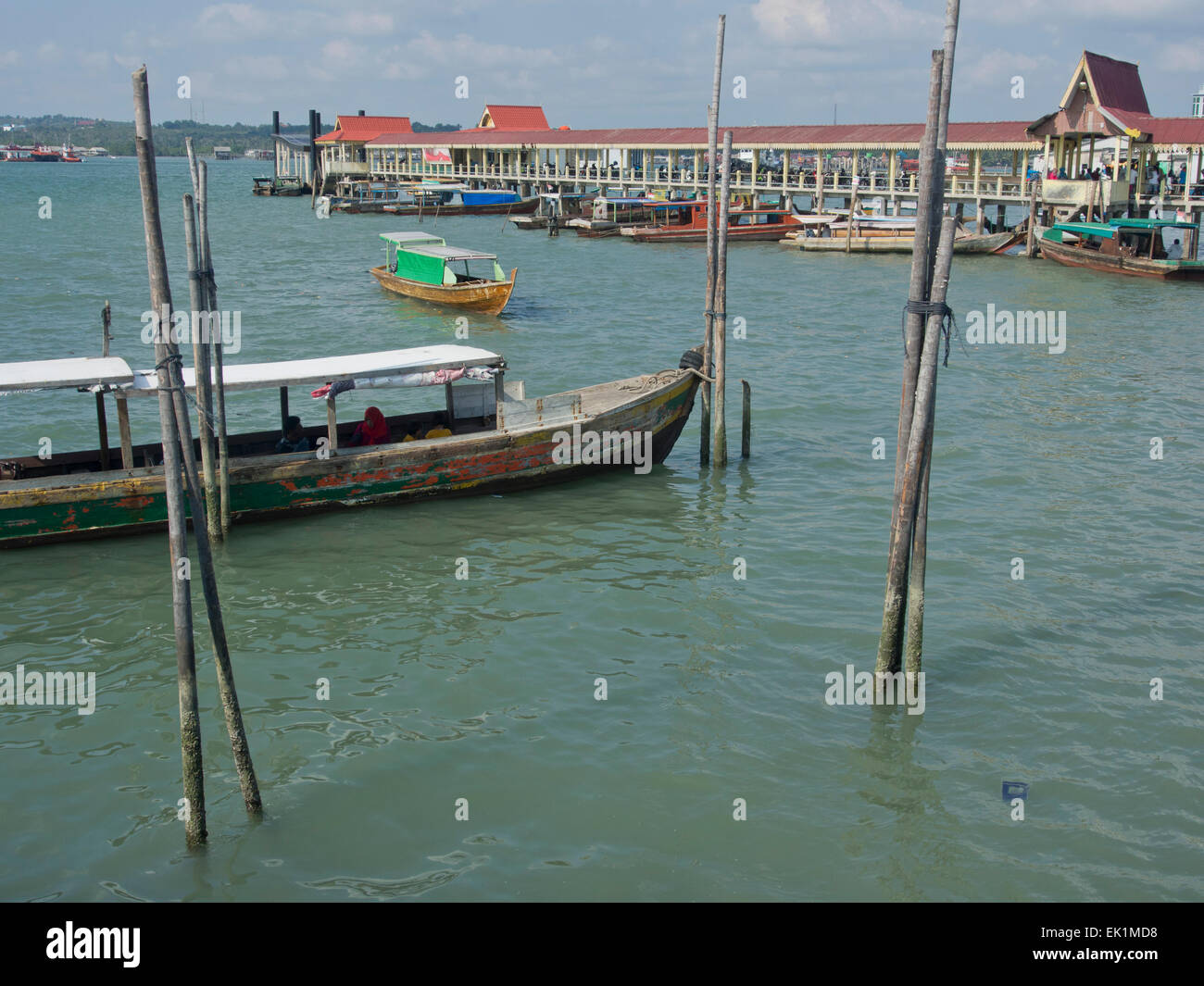 Ferry terminal at Bintan island, Sumatra, Indonesia Stock Photo - Alamy