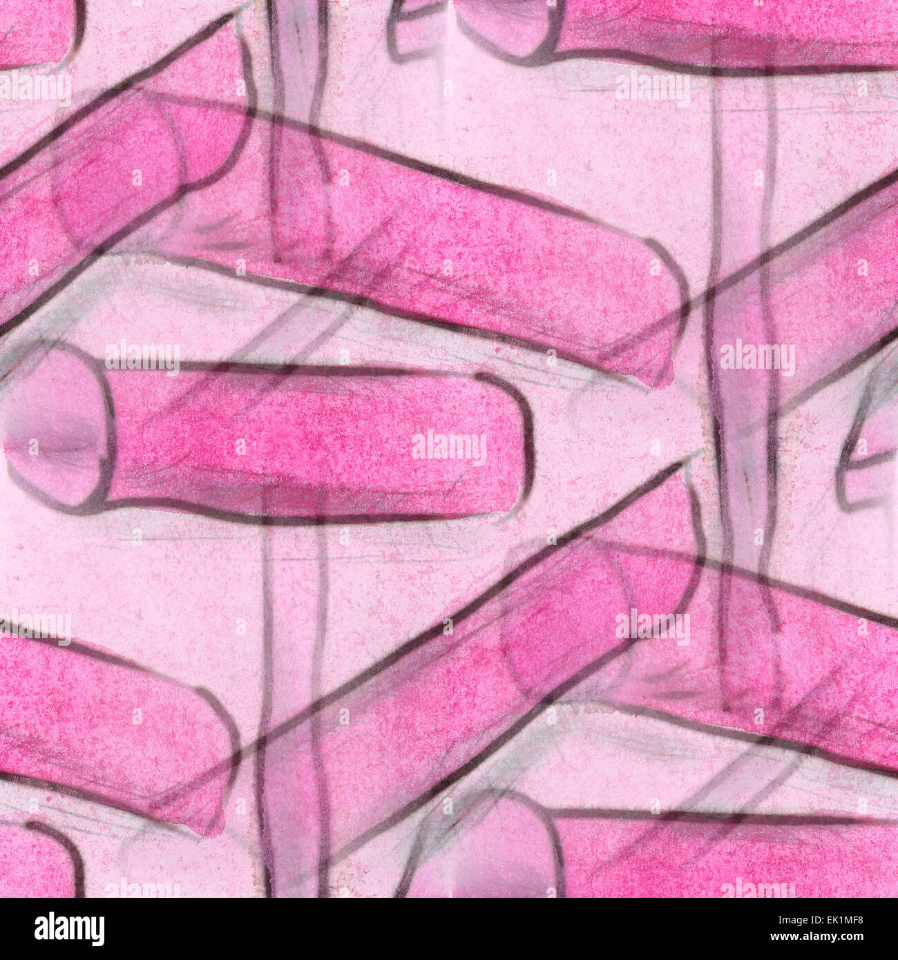 seamless pink sticks figures texture background wallpaper patter Stock ...
