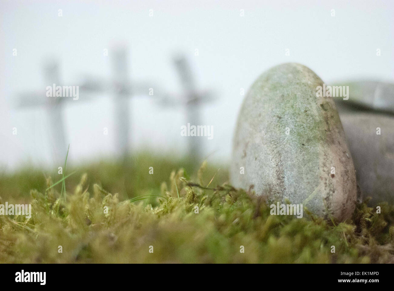 Easter resurrection three crosses hi-res stock photography and images ...