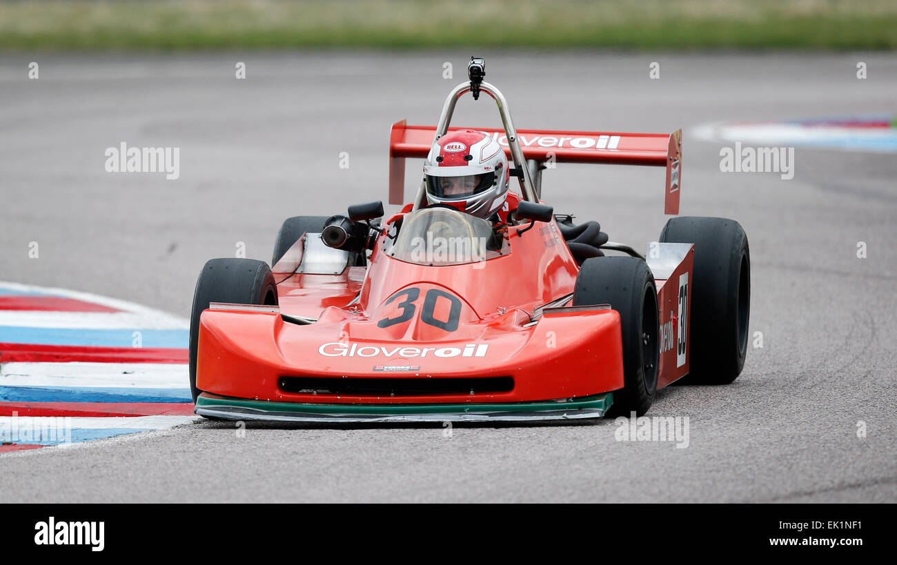 Classic racing cars are seen during the Historic Motor Racing Easter ...