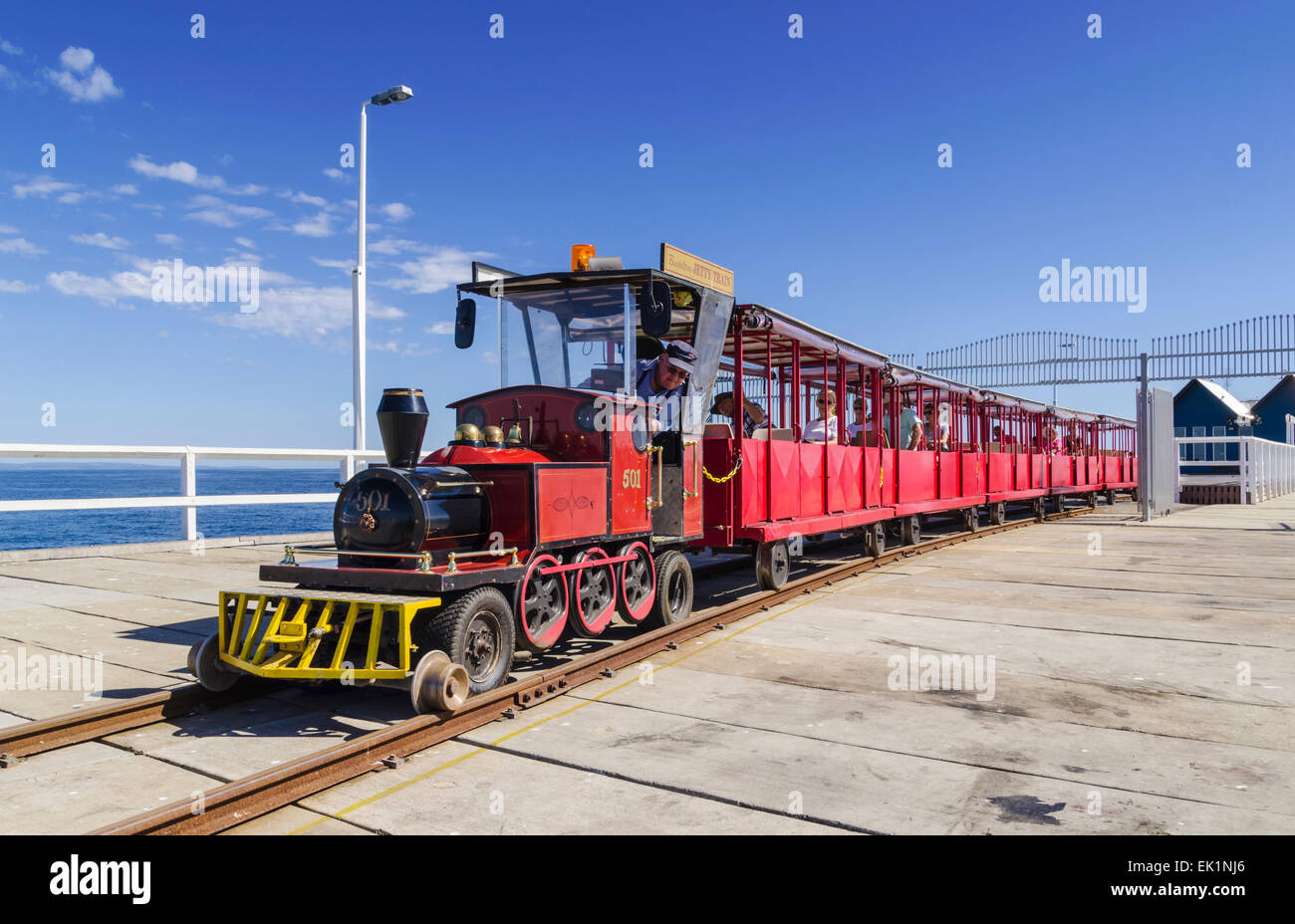 Busselton Jetty Train, Busselton, Western Australia, Australia Stock ...