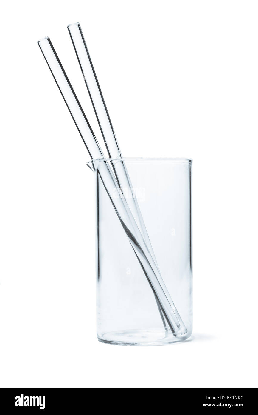 chemical glass jar on a white isolated background Stock Photo - Alamy