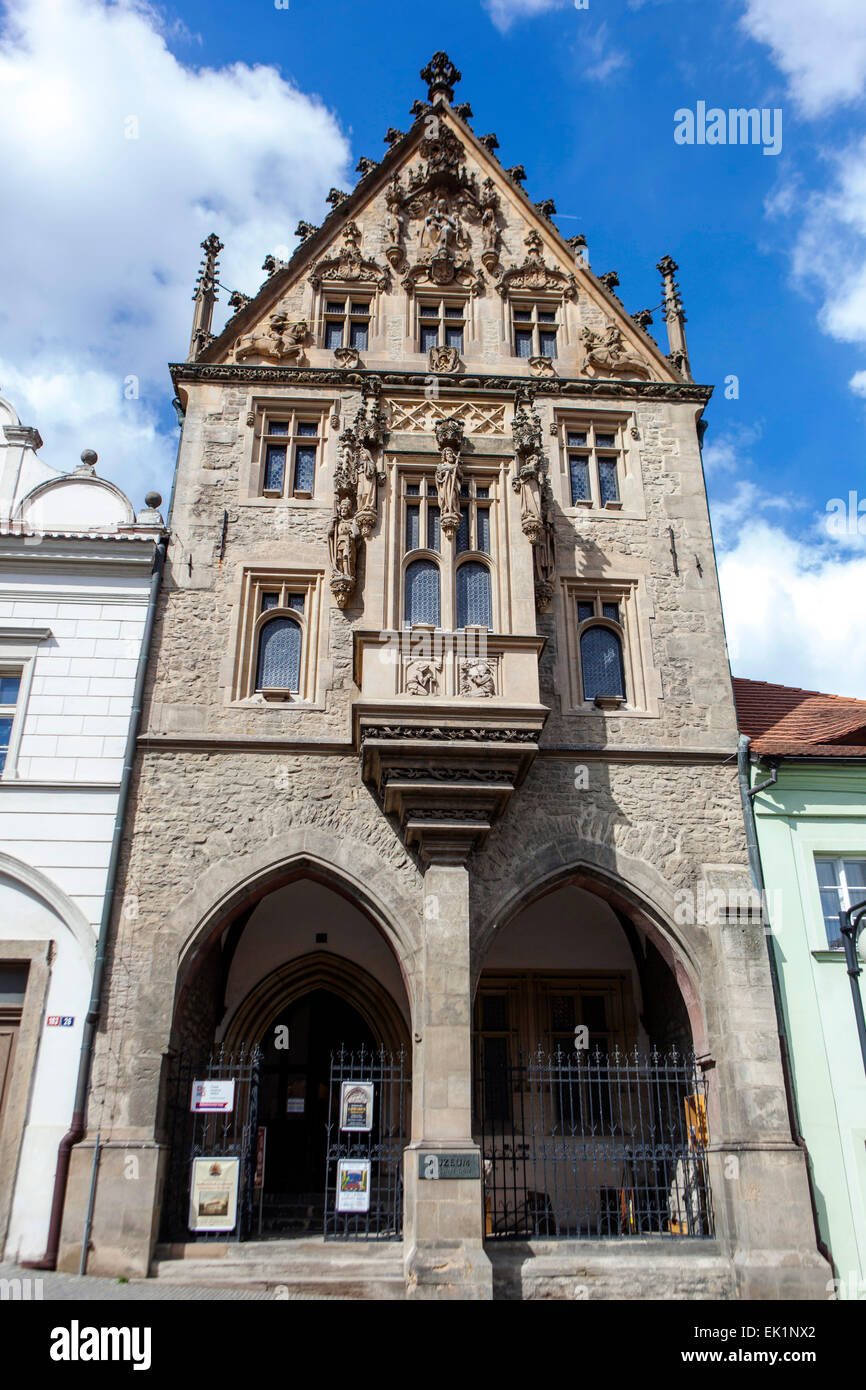Gothic Stone House, Kutna Hora Bohemia Czech Republic Stock Photo - Alamy