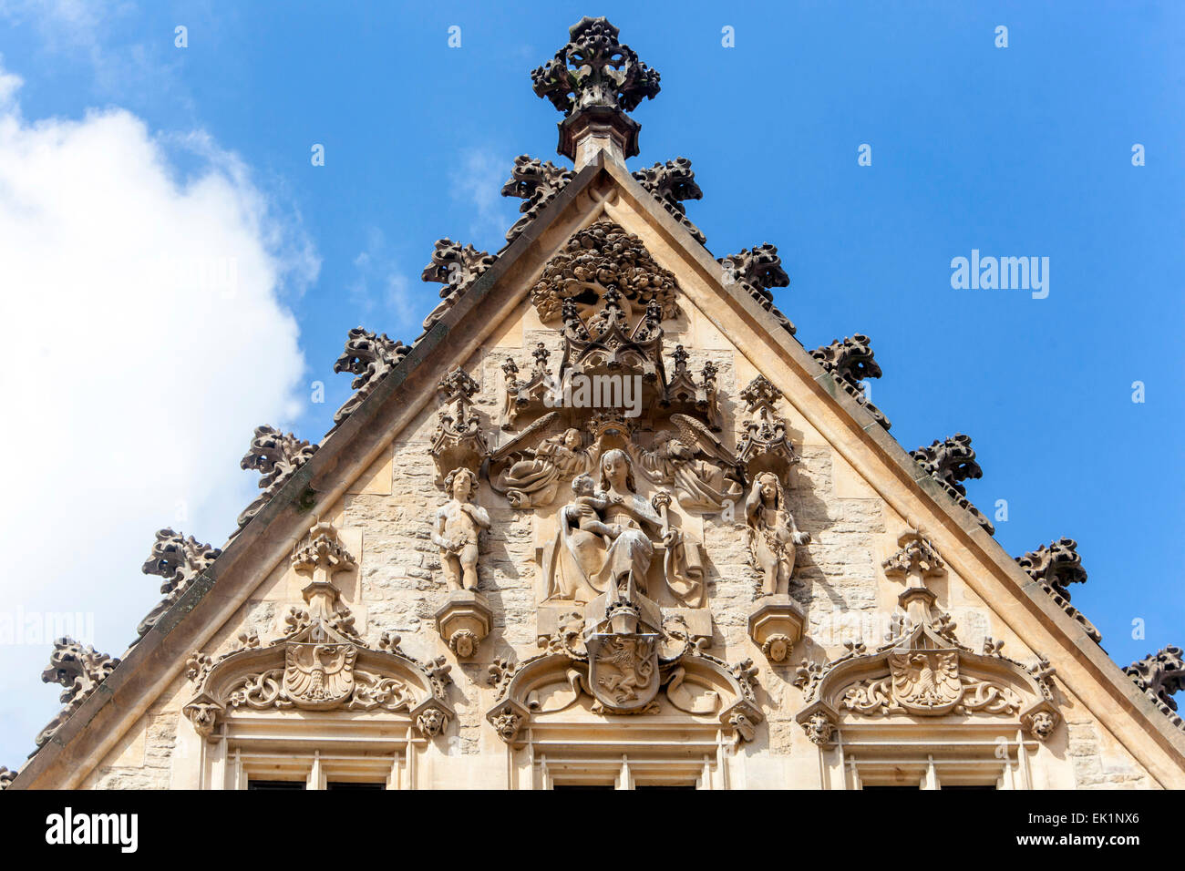 Medieval Gothic Stone House, Historical Monument, Old Town, Kutna Hora ...