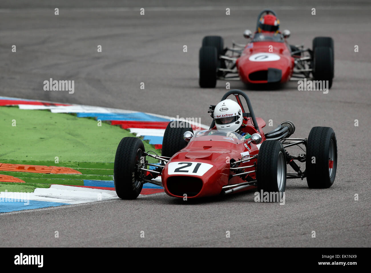 Neil Bowman driving a Van Diemen RF78 classic racing car during the ...
