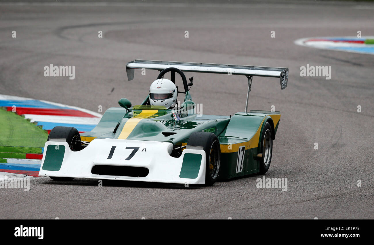 Classic racing cars are seen during the Historic Motor Racing Easter ...