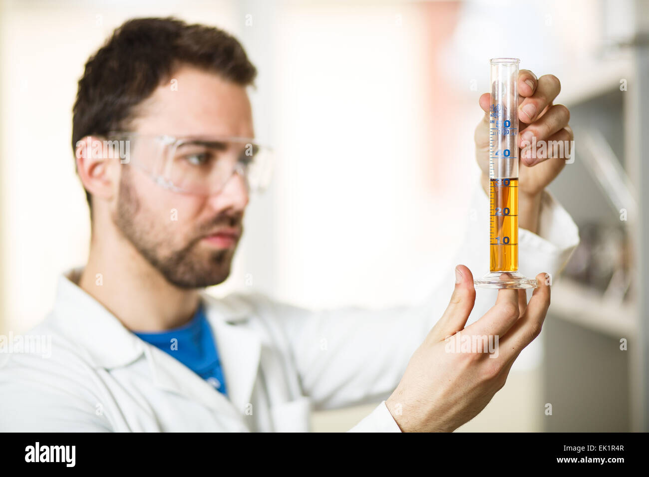 Young man in the lab Stock Photo - Alamy