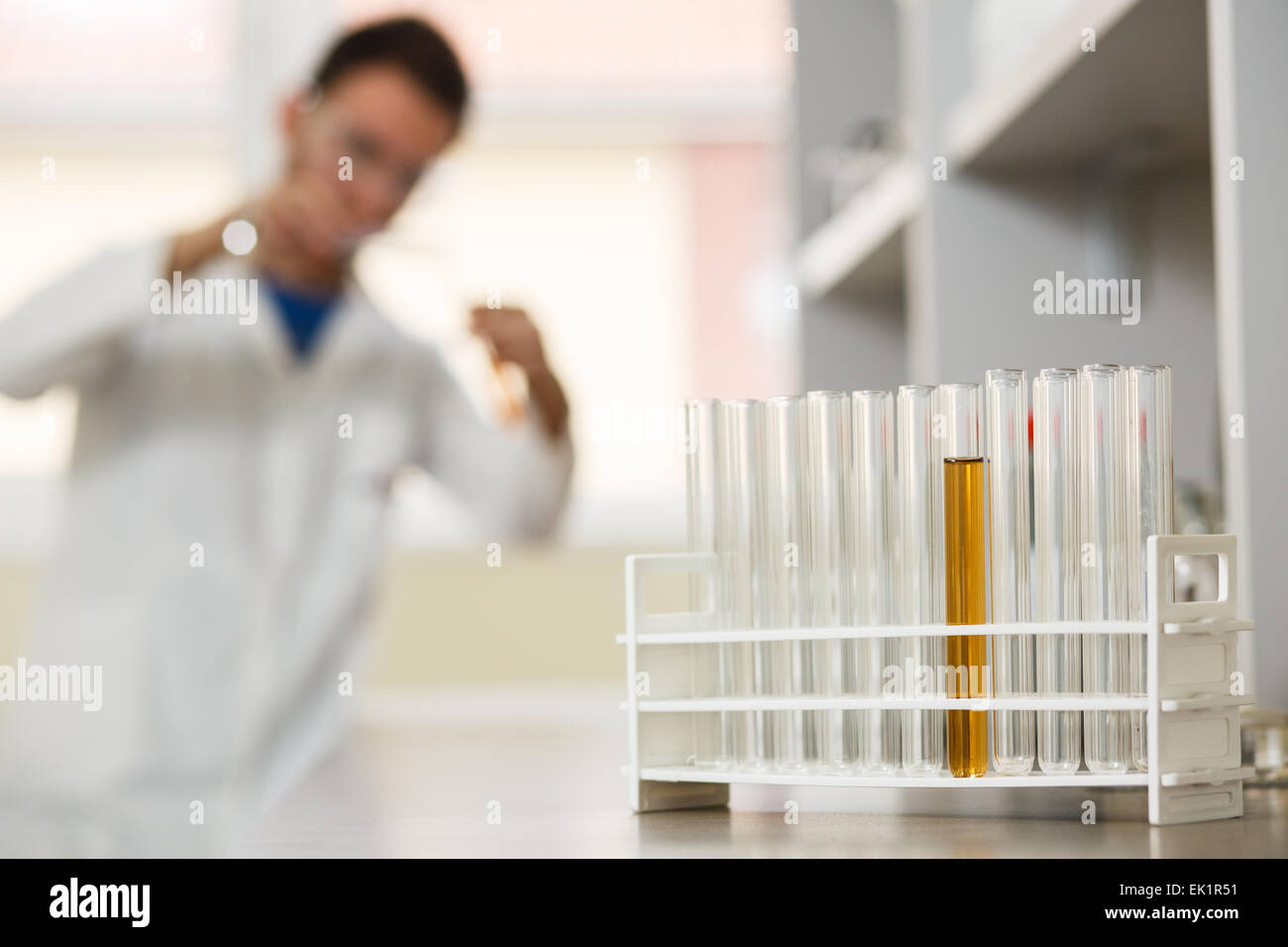 Young man in the lab Stock Photo - Alamy
