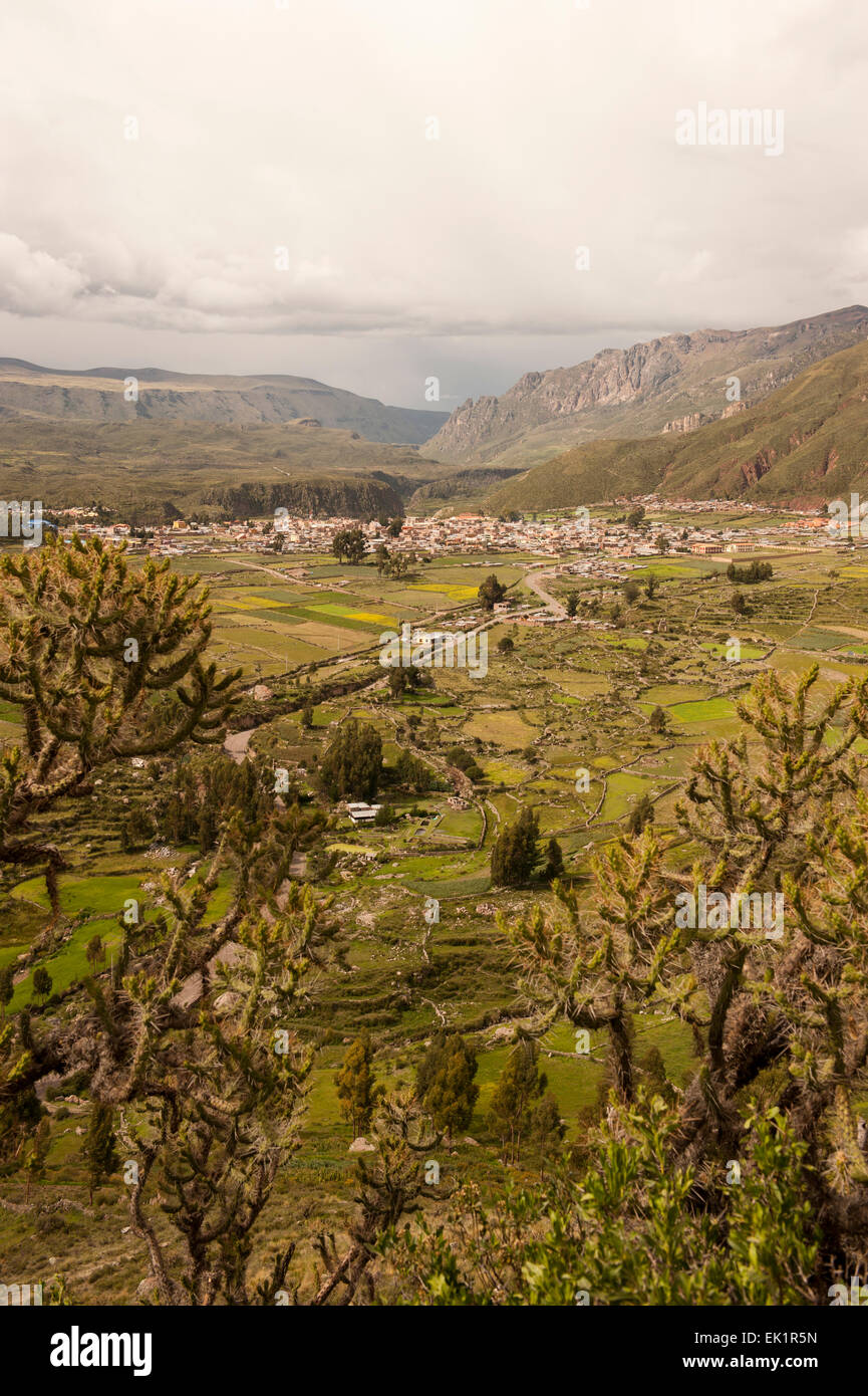 Peru andes chivay colca hi-res stock photography and images - Alamy