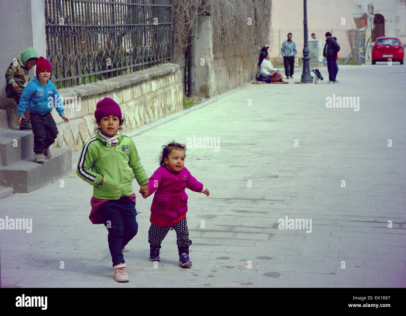 Gypsy children hi-res stock photography and images - Alamy