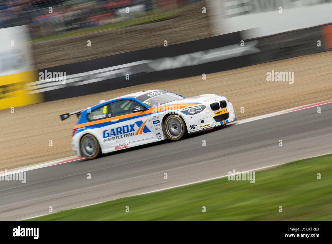 Brands Hatch, Fawkham, Longfield, UK. 5th April, 2015. Rob Collard and ...