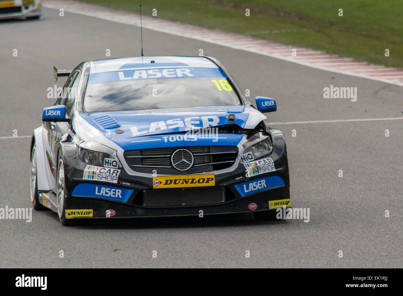 Brands Hatch, Fawkham, Longfield, UK. 5th April, 2015. Aiden Moffat and ...
