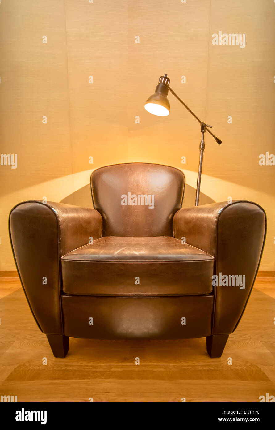Retro chair lamp in hi-res stock photography and images - Alamy