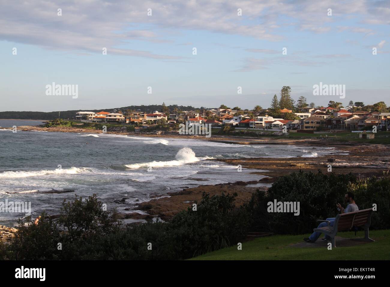 The southern end of Cronulla just before sunset Stock Photo - Alamy