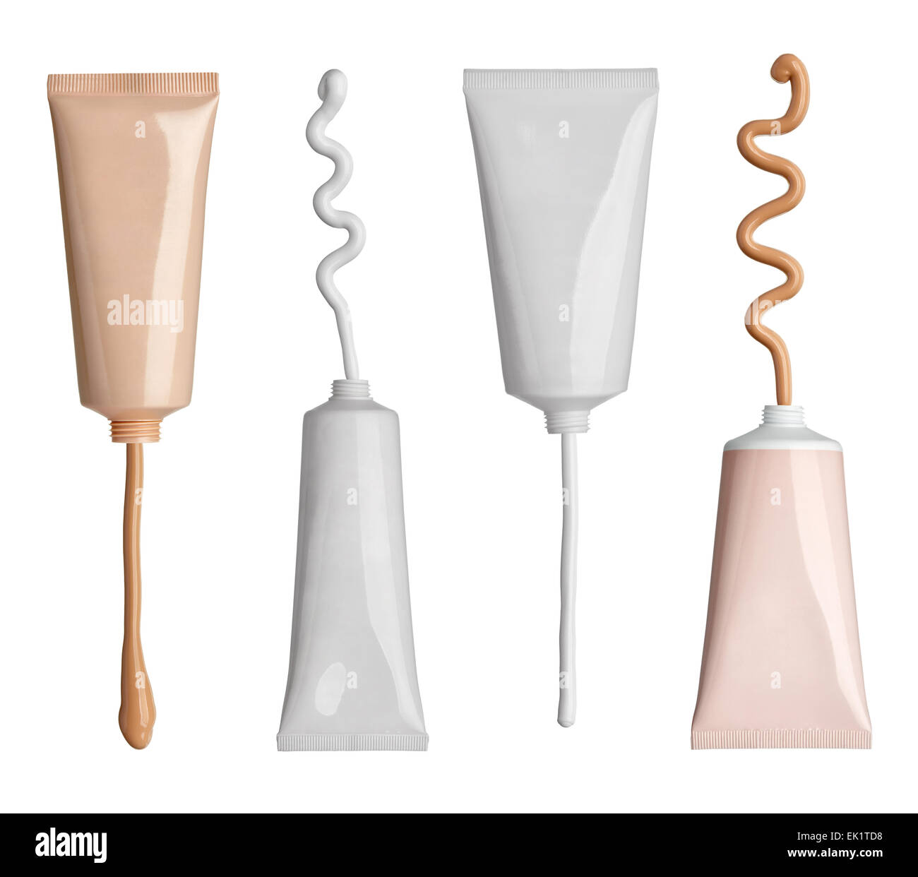 beauty cream and powder Stock Photo - Alamy