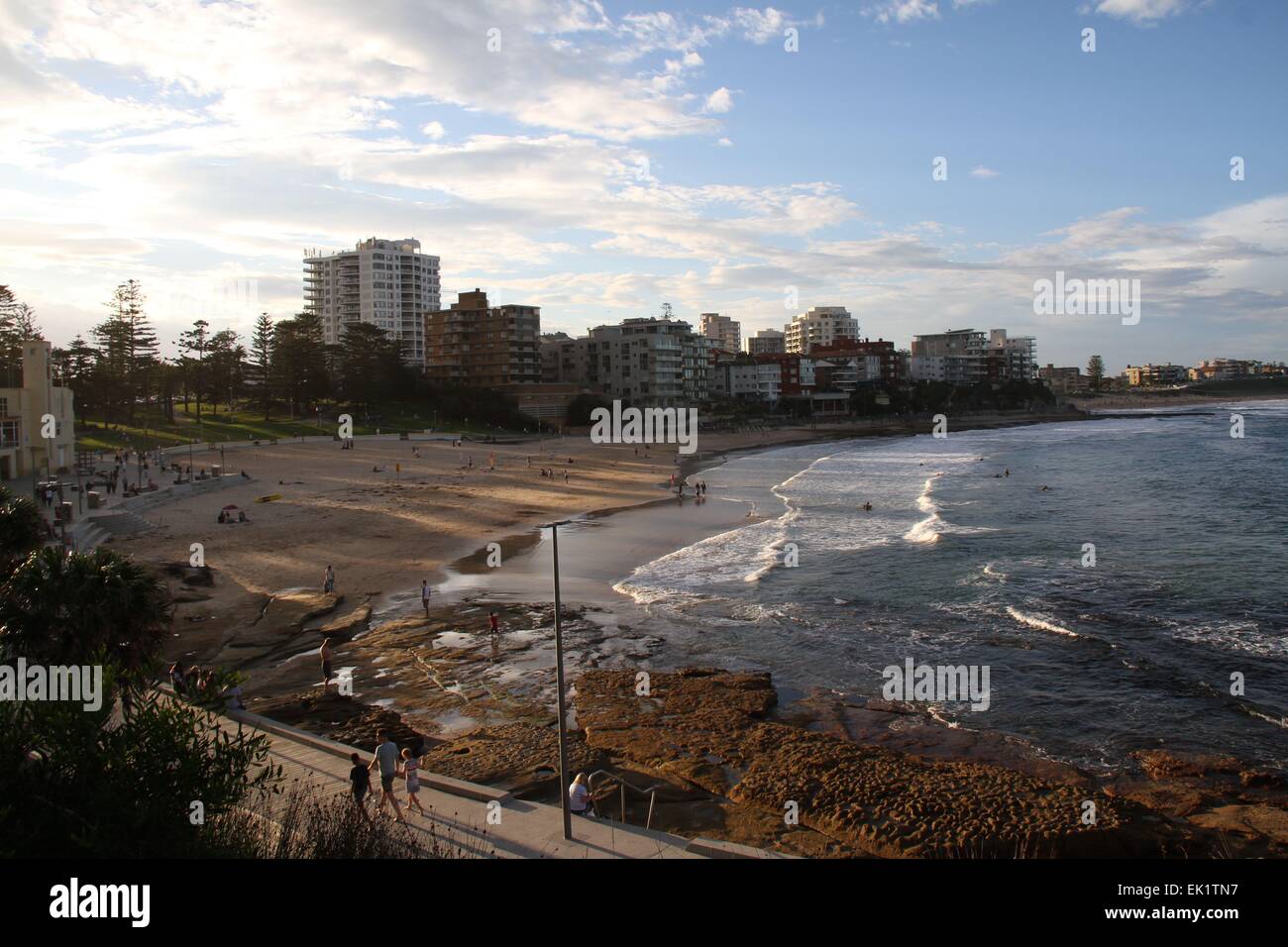 Cronulla Beach at sunset Stock Photo - Alamy