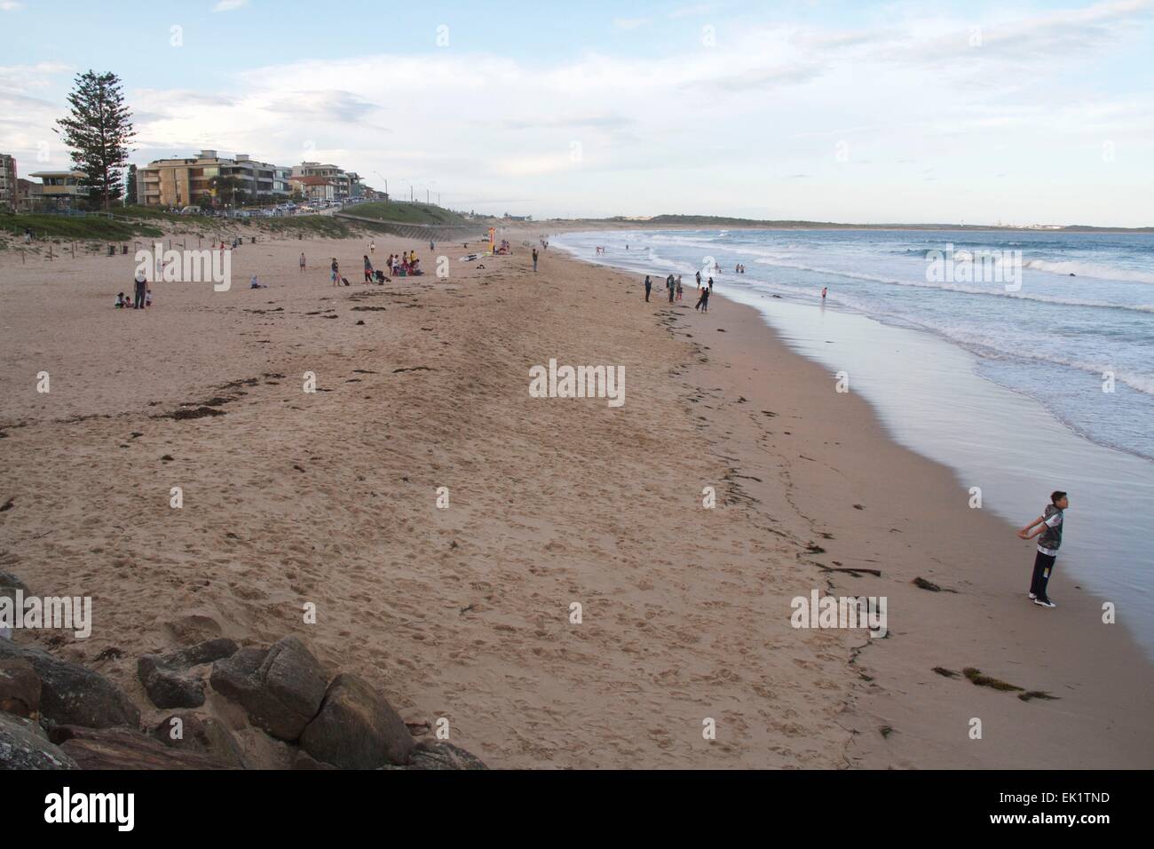 Cronulla Beach just before sunset Stock Photo - Alamy