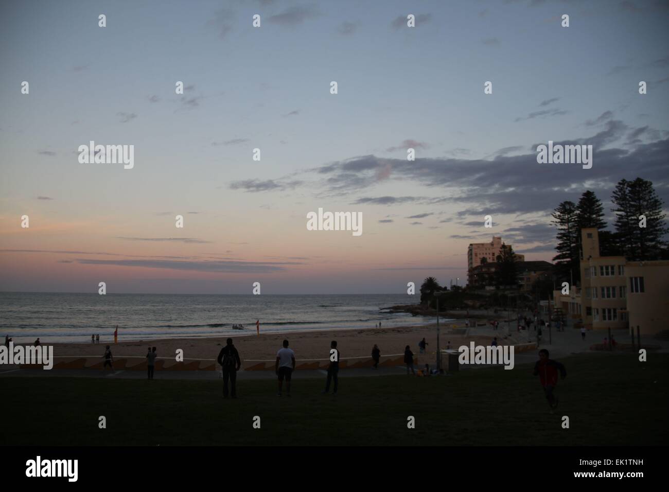 Cronulla Beach at sunset Stock Photo - Alamy