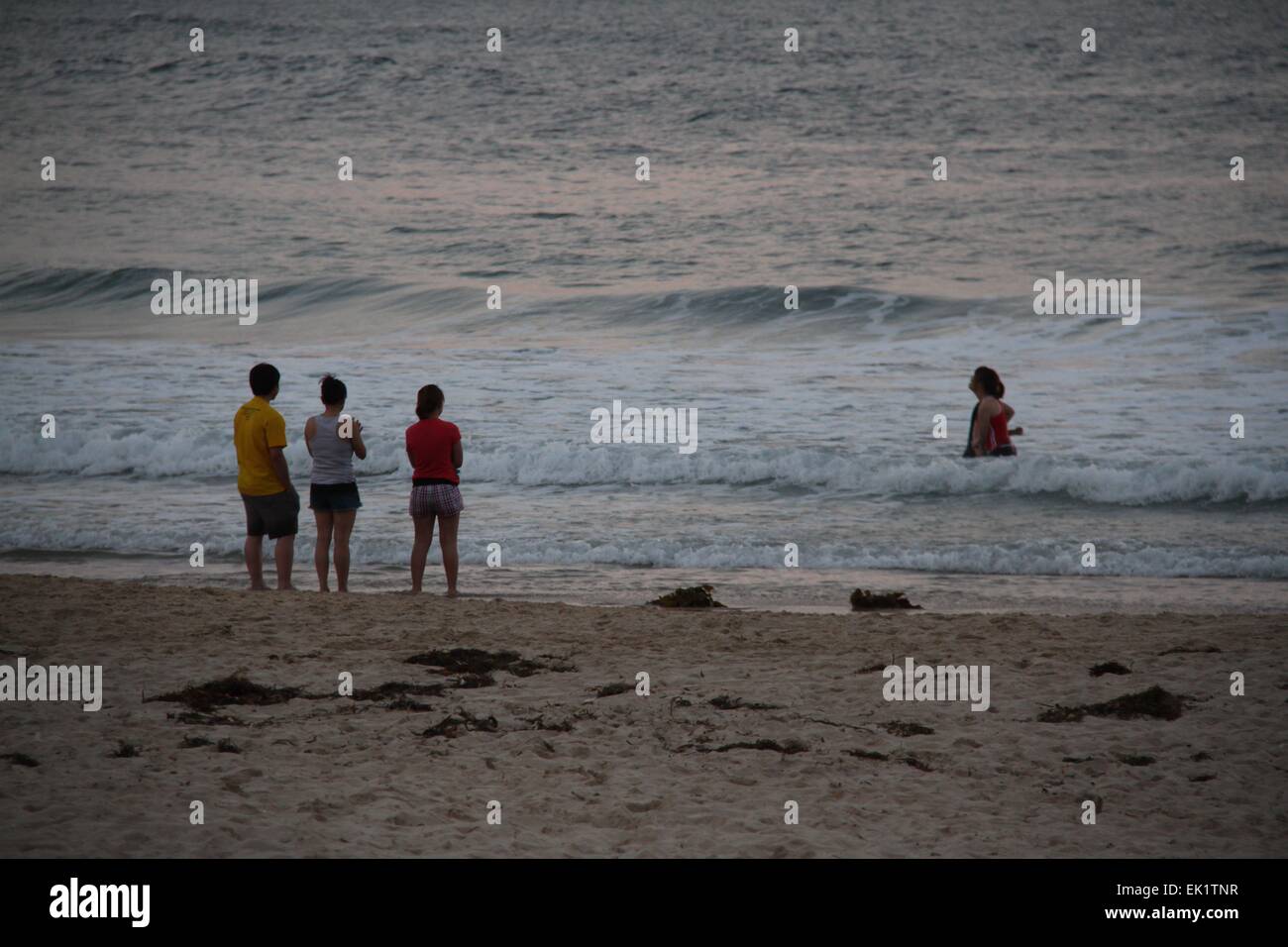 Cronulla Beach at sunset Stock Photo - Alamy