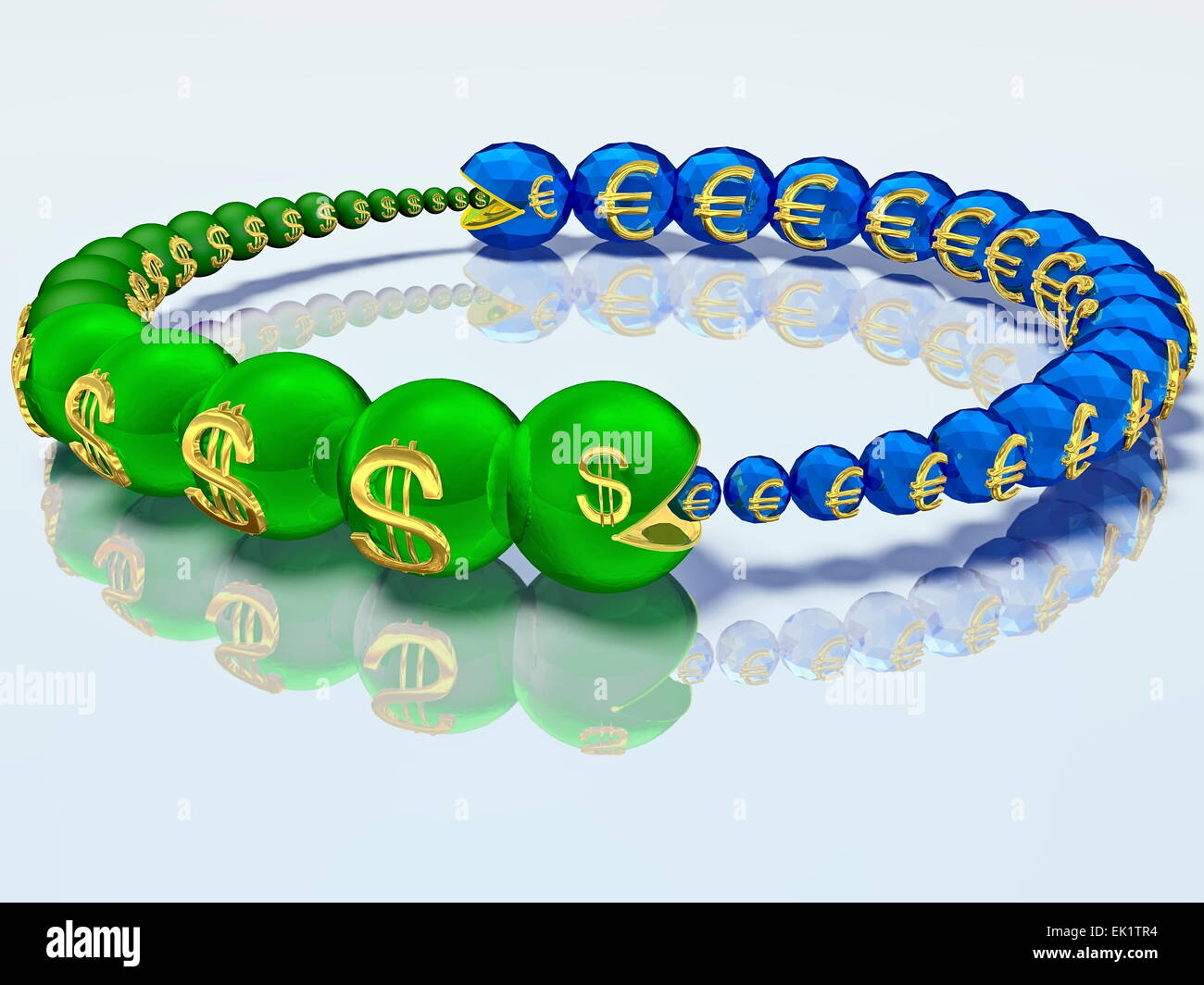 Voracious caterpillars are chasing each other and for the money Stock ...