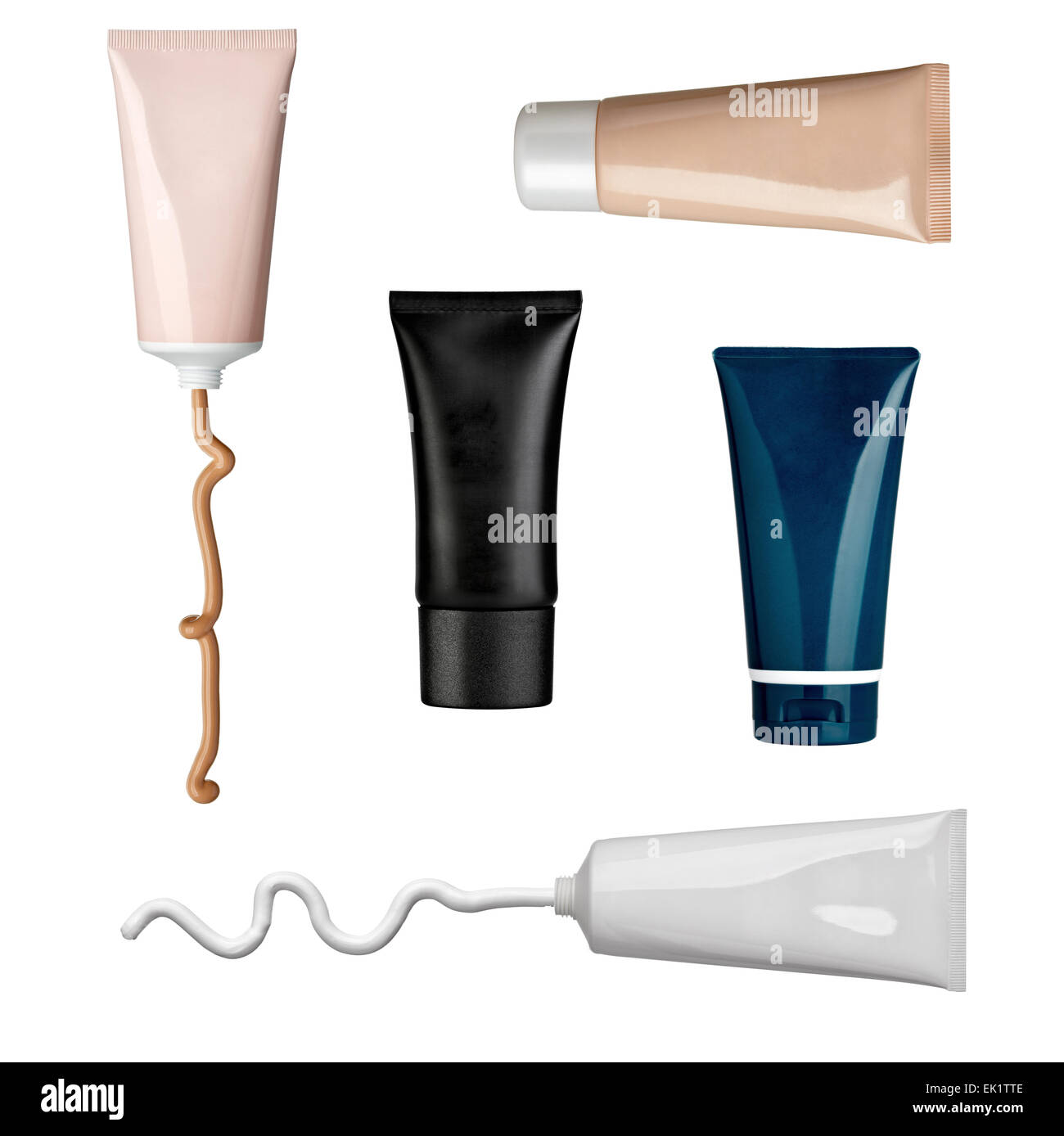 beauty cream and powder Stock Photo - Alamy