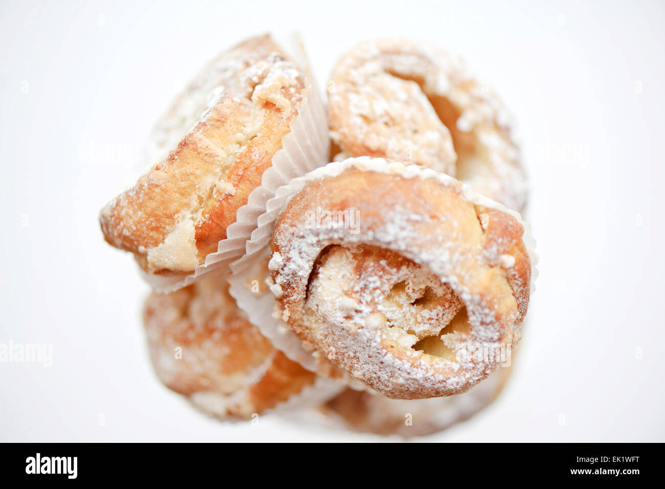 Delicious pastry with icing sugar Stock Photo - Alamy