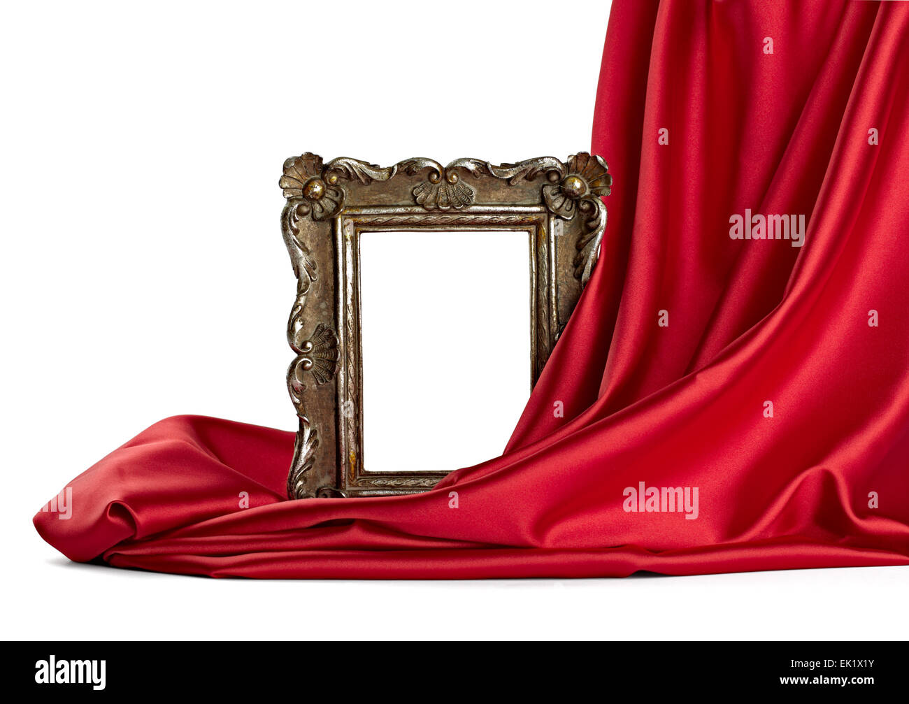 frame and silk cloth Stock Photo - Alamy