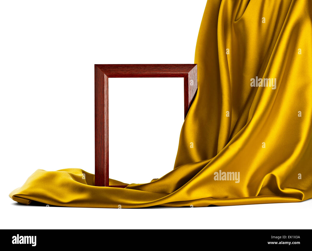 frame and silk cloth Stock Photo - Alamy