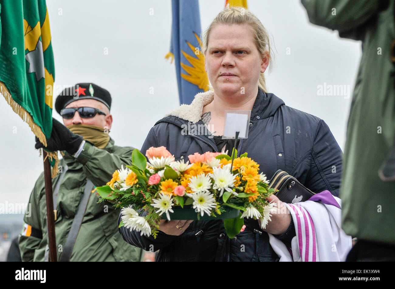 Belfast, Northern Ireland, UK. 5th April, 2015. Members of the Irish ...