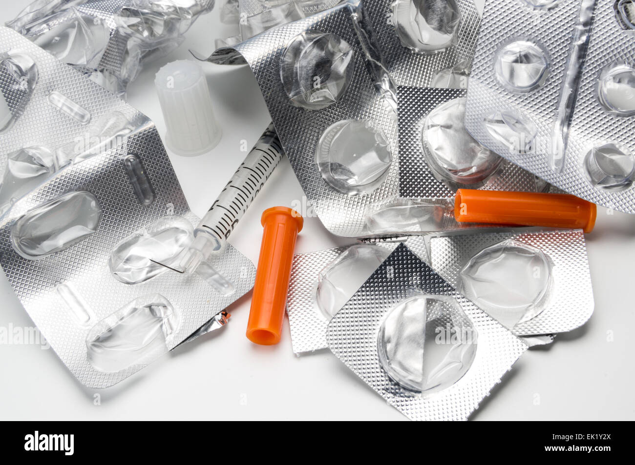 Drugs and pills on display Stock Photo - Alamy