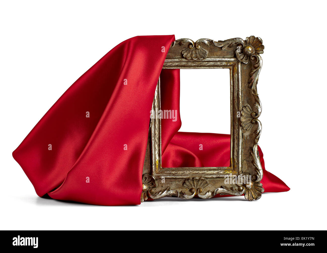 frame and silk cloth Stock Photo - Alamy