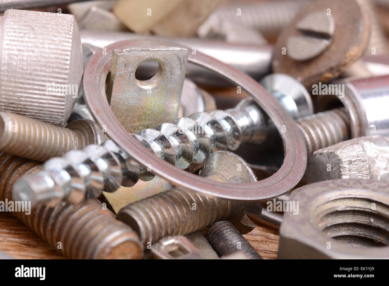 Old screws hi-res stock photography and images - Alamy