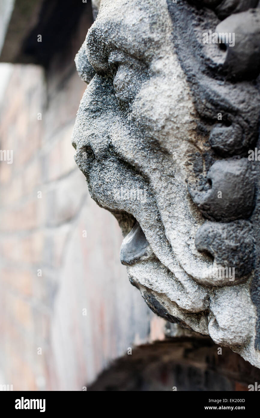 Ornamental keystone, Bruges, Brussels Stock Photo - Alamy